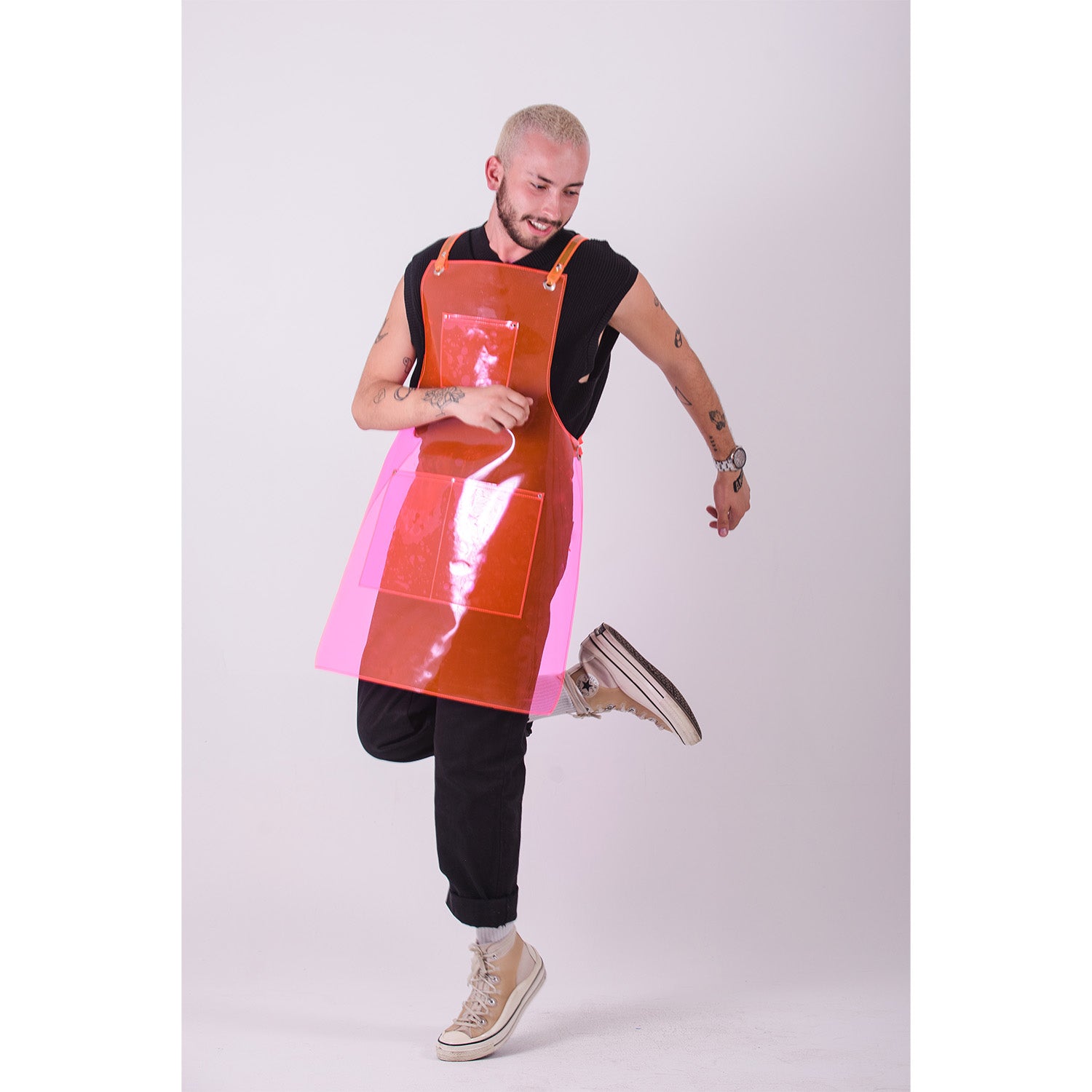 Hot Pink PVC Apron Lucio Co.