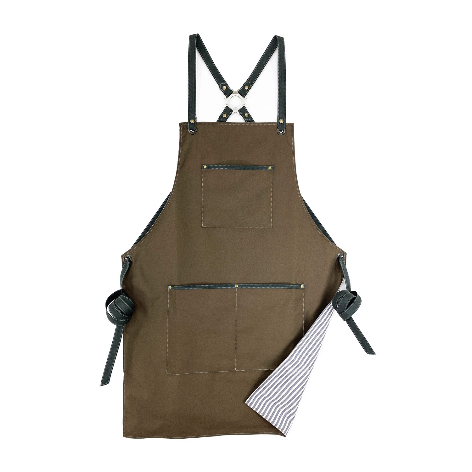 Milk Chocolate Fabric Apron Lucio Co.