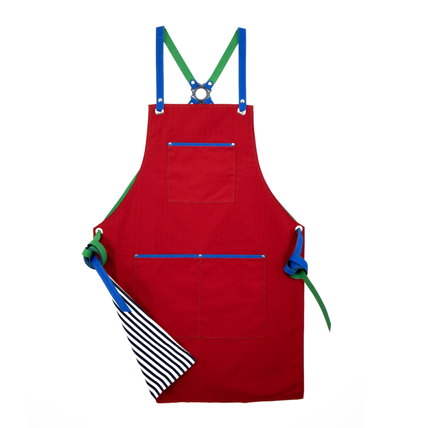 Red Fabric Apron Lucio Co.